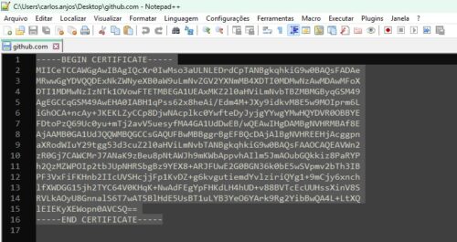 Fix Git Self Signed Certificate in Certificate Chain on Windows ...