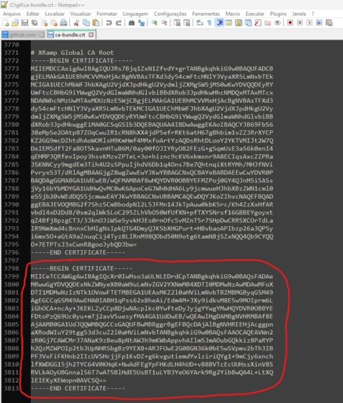 Fix Git Self Signed Certificate in Certificate Chain on Windows - carlosvictor.dev